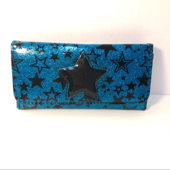 Claire's | Bags | 3 Sparkly Teal Wallet | Poshmark